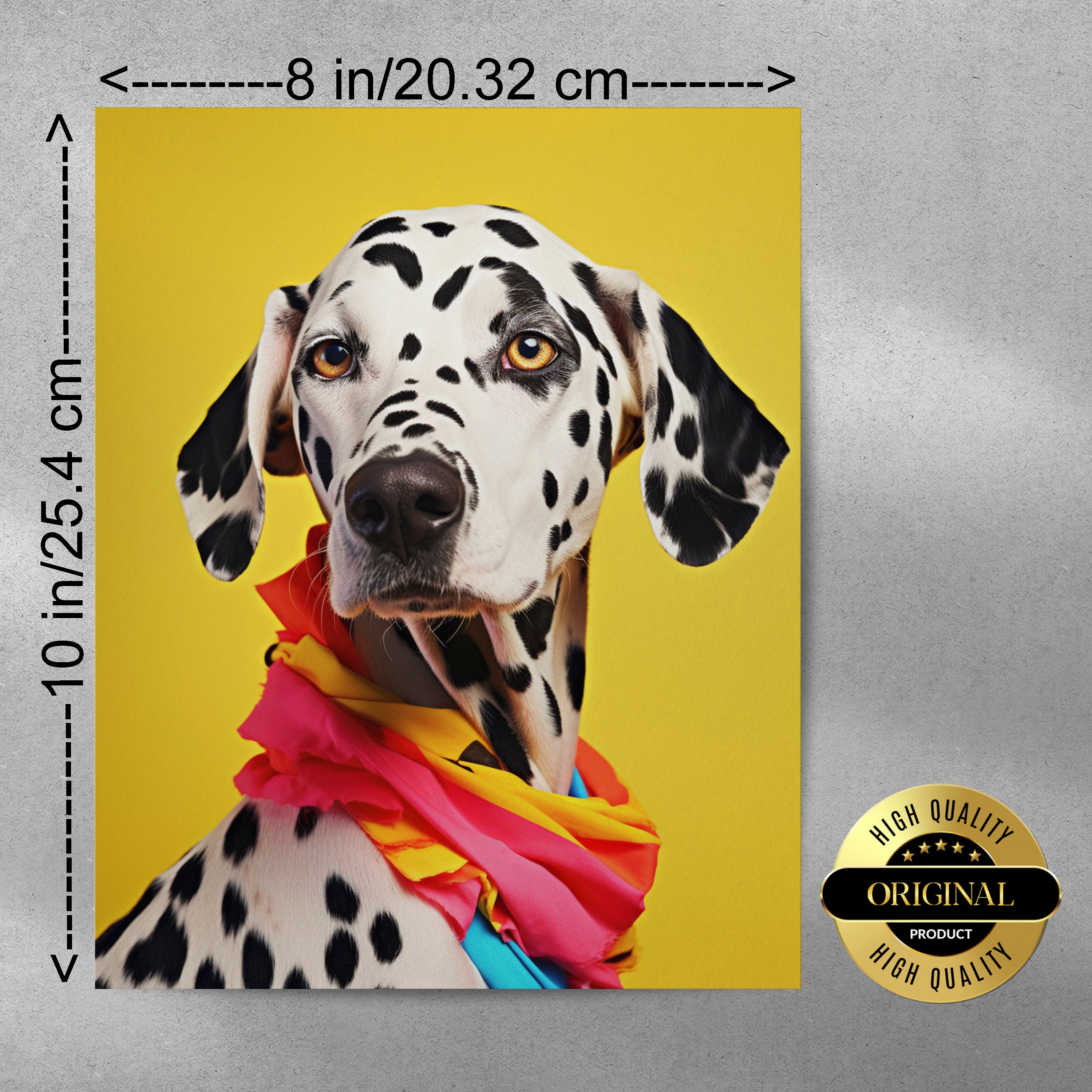 Dalmatian Wall Decor, Dog Modern Pop Art Poster, Pop Culture Art ...