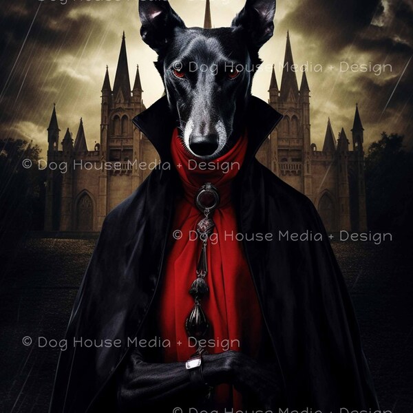 Creepy Dog Art - Etsy