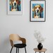Beagle Wall Decor, Cute Beagle Art Print, Happy Beagle Print, Hound Dog ...