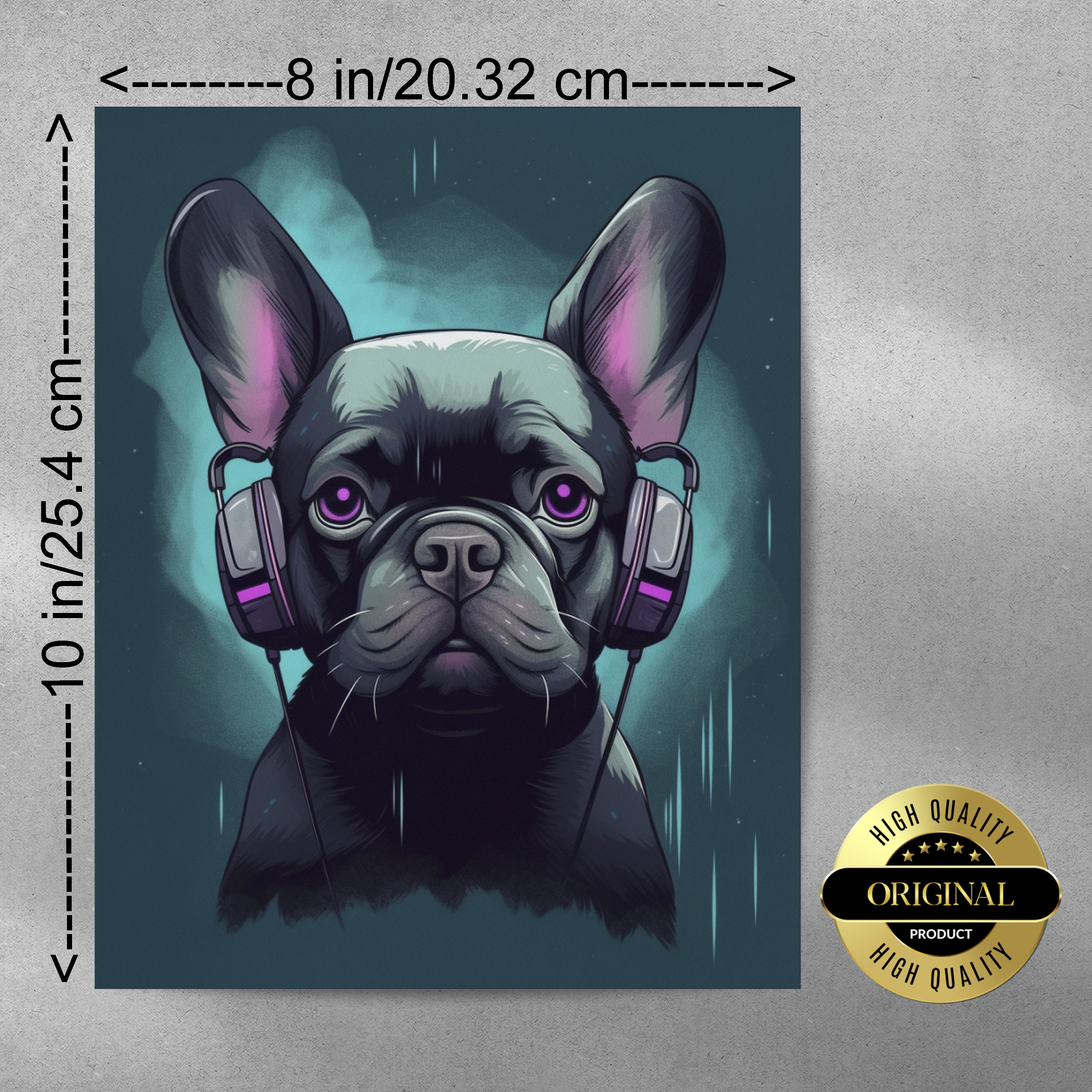 Frenchie Print, French Bulldog Poster, Frenchie Wall Decor, French ...