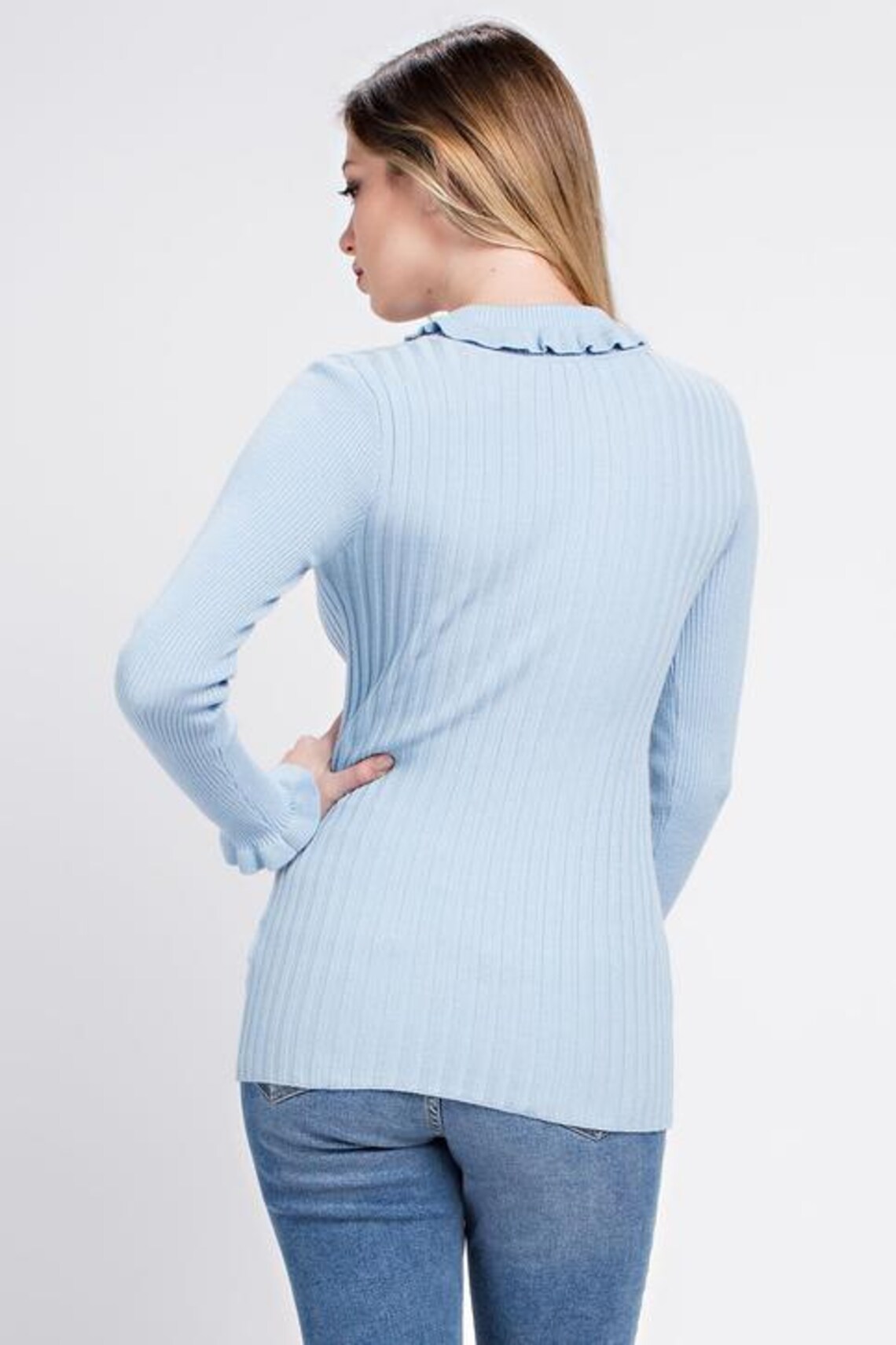 Ruffle Turtleneck - Etsy
