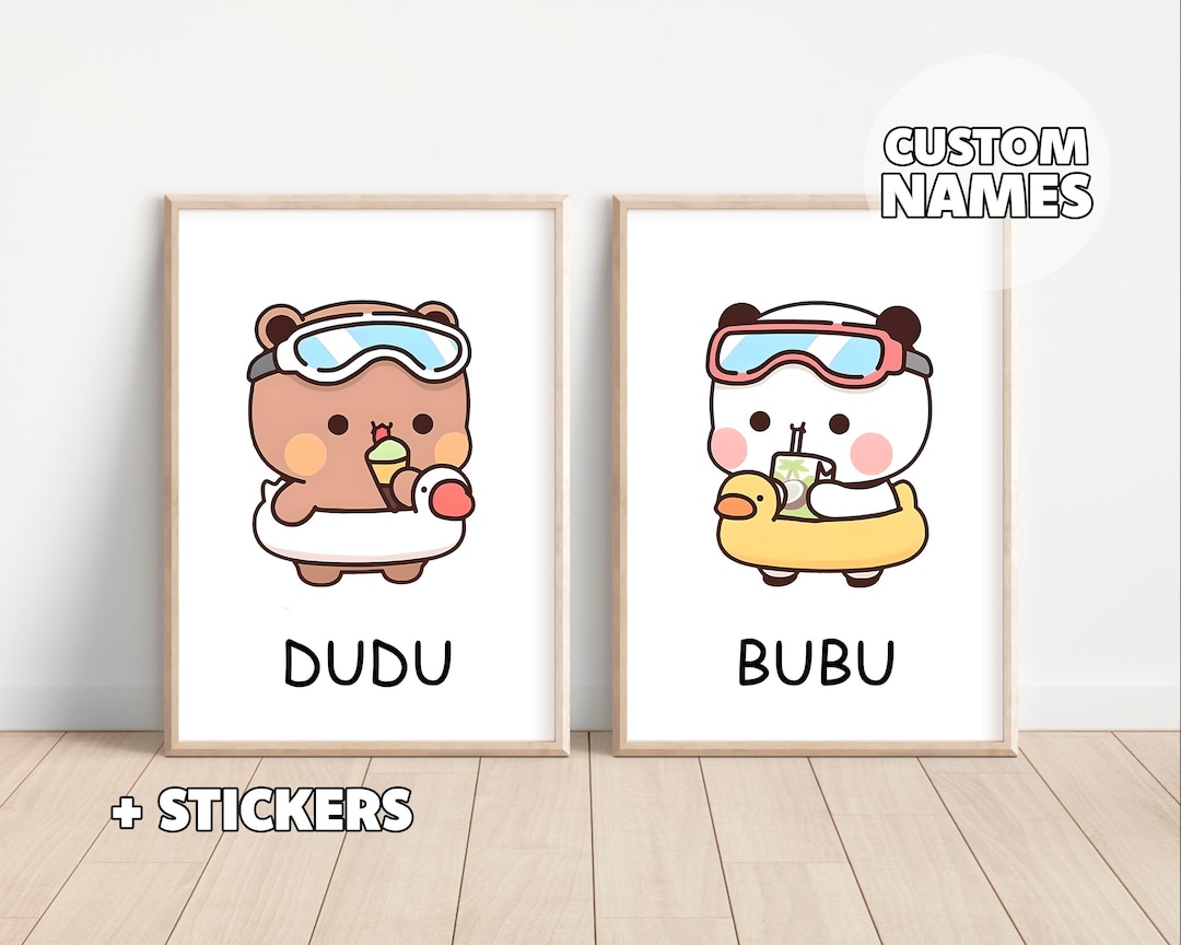 Funny Dudu Bubu Poster Gift for Couples, Valentine's Day, Couple Poster ...