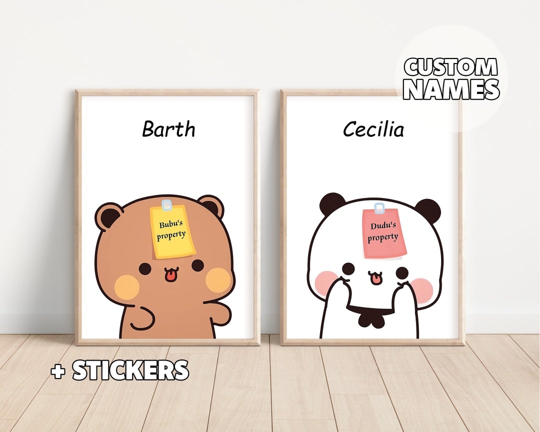 Dudu & Bubu Property Poster - Wall Decor, Funny Gift, Gift for Couples ...
