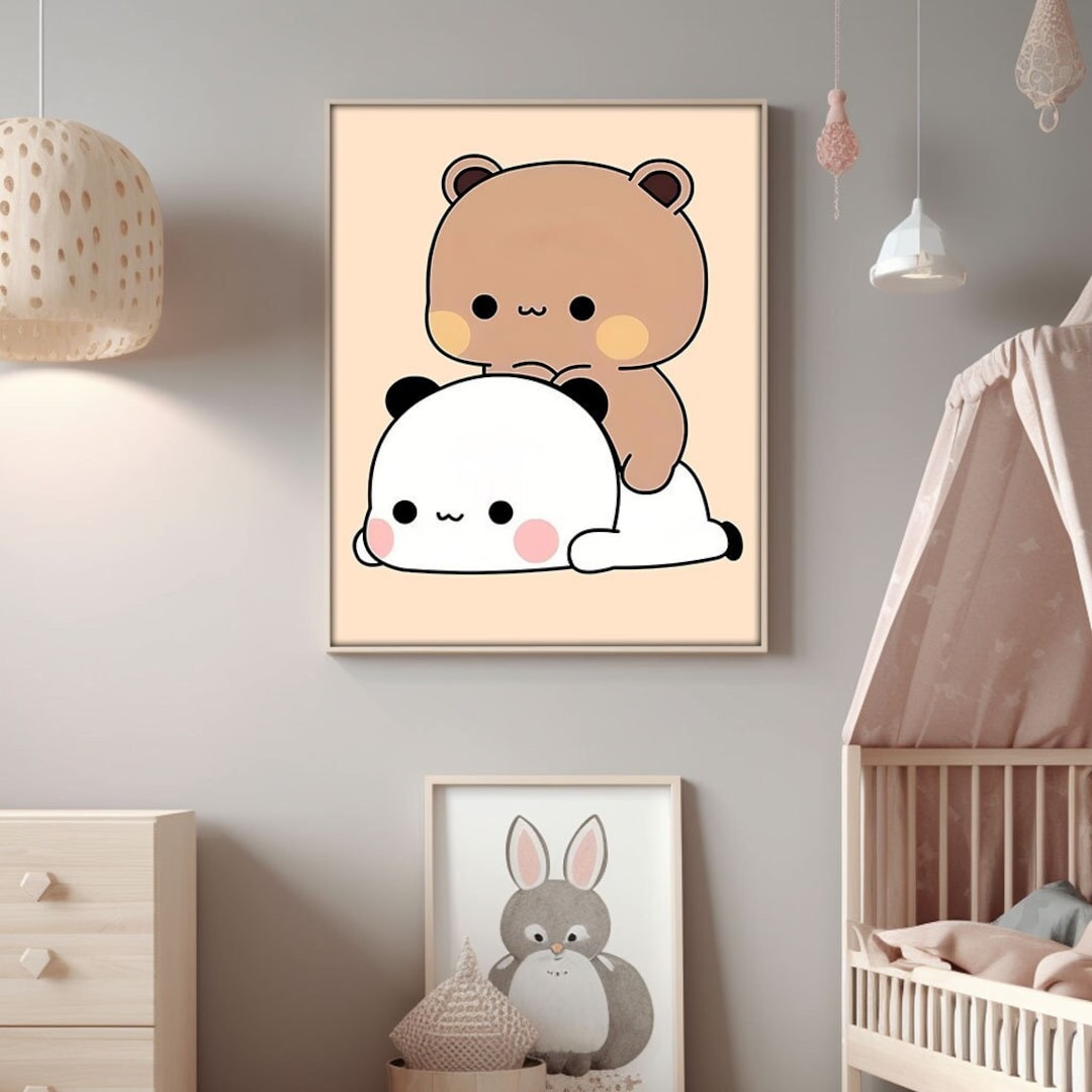 Dudu on Bubu Sweet Popular Bears Poster Couple Gift Gift - Etsy
