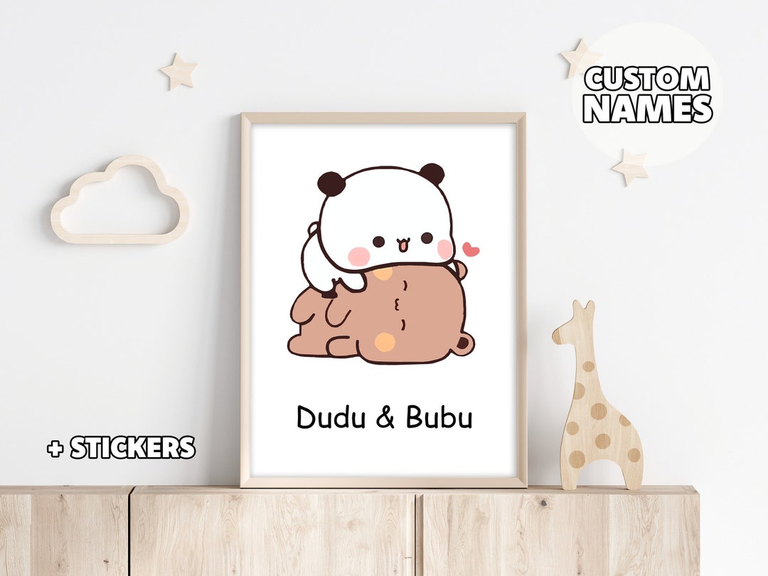 Cute Bubu & Dudu Poster - Funny Poster Gift, Gift for Her, Gift for Him ...