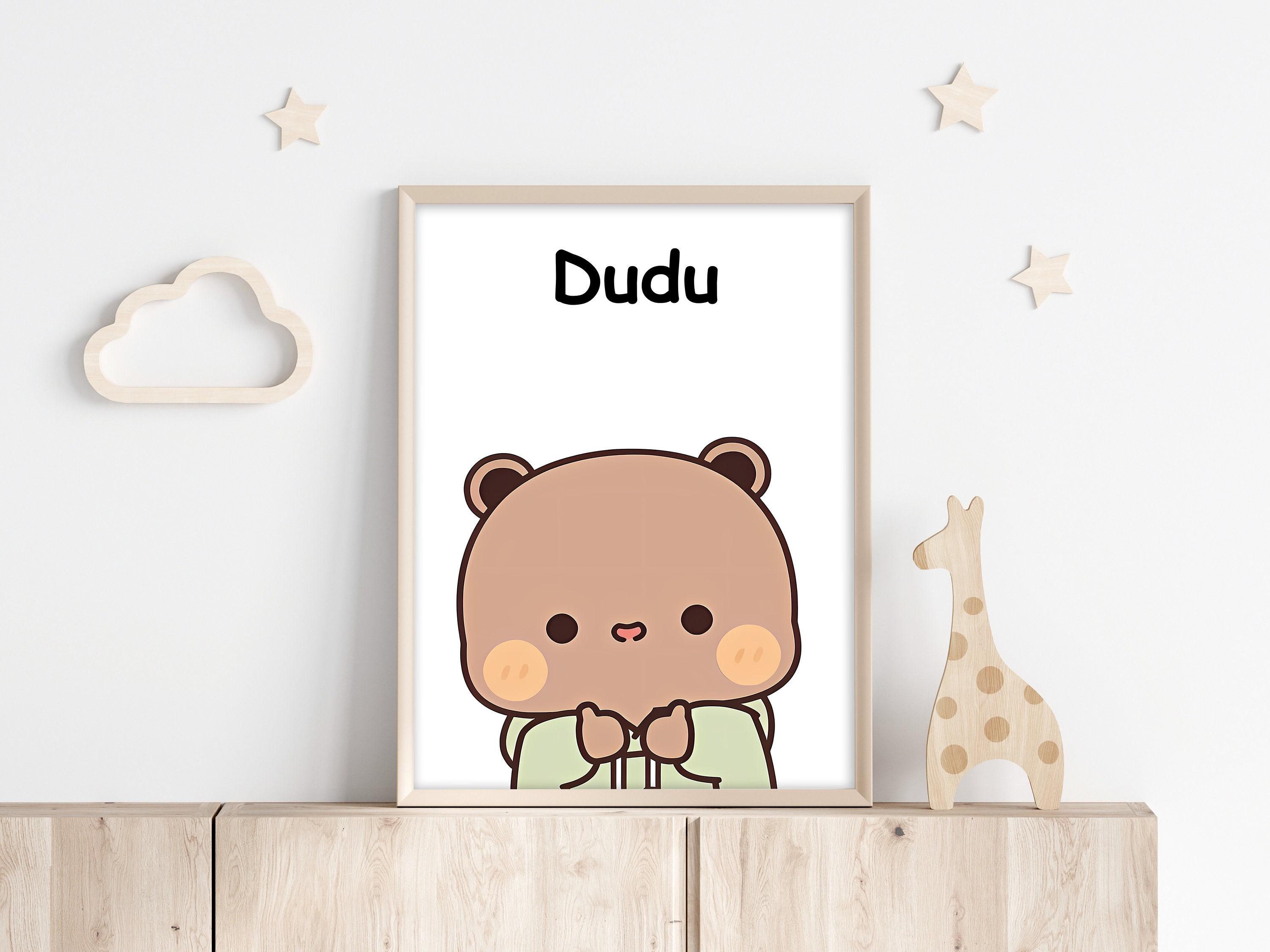 2 Couple Poster Set Bubu & Dudu Poster, Anniversary Gift, Wedding Gift ...