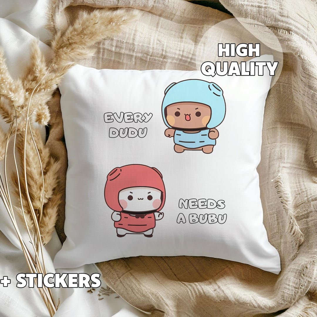 Funny Sumo Dudu & Bubu Pillow - Every Dudu Needs a Bubu, Panda Bear ...