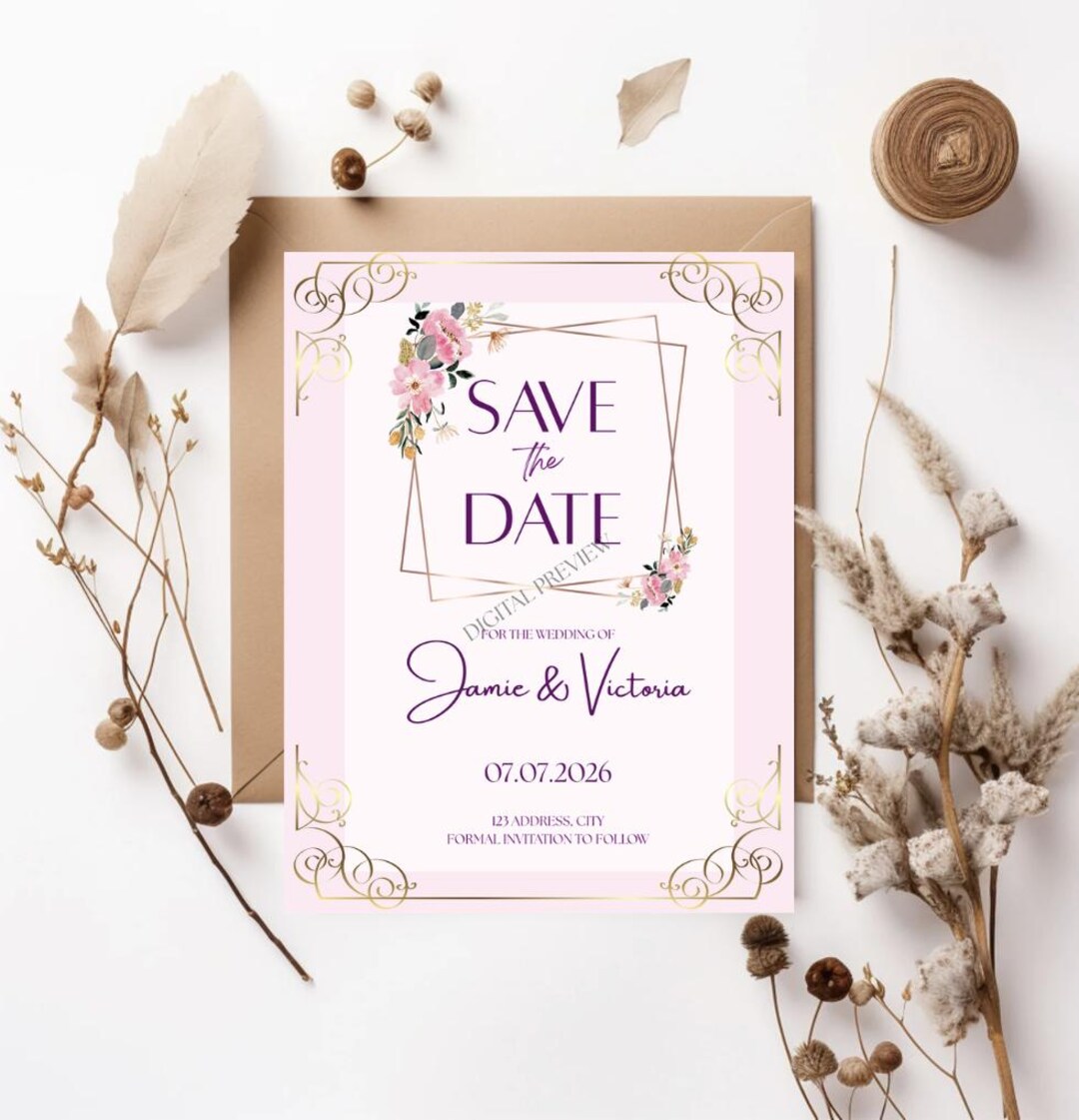 Editable Invitation | Canva Template | Digital Download | Printable ...