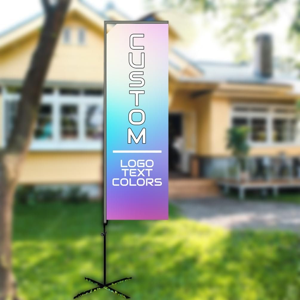 CUSTOM Printed Rollup Banners, Separation Barriers, Feather Flags ...