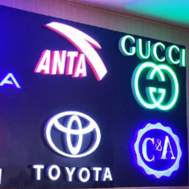 3D Acrylic Custom LED Channel Letters | Lightbox Signboard | Store ...