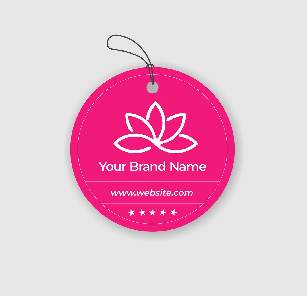 Round Hang Tag | Tags for Business Products | Custom Circle Tag | Hang ...