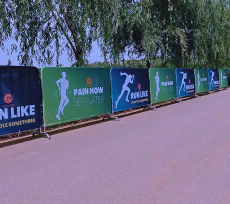 CUSTOM Printed Rollup Banners, Separation Barriers, Feather Flags ...