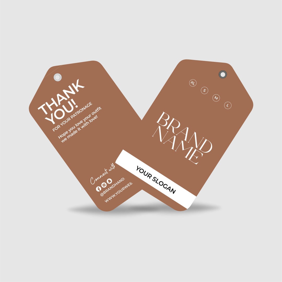 Personalized Hang Tag | Tags for Business Products | Custom Clothing ...