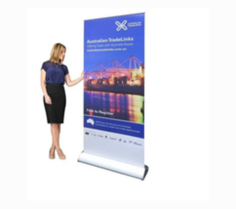 CUSTOM Printed Rollup Banners Separation Barriers Feather - Etsy