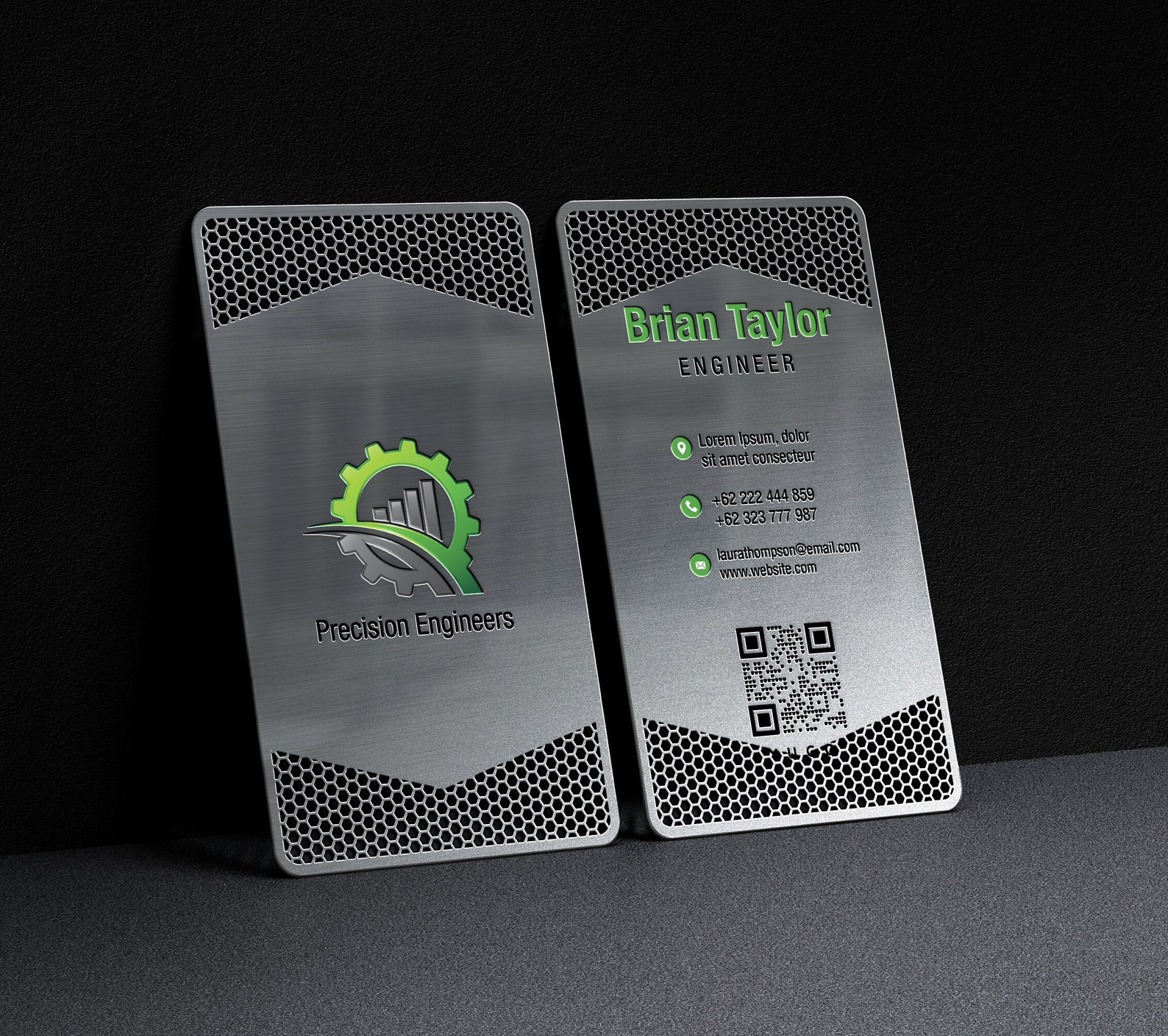 Yugo Customizable NFC Laser Precision Cut-through Full Metal Business ...
