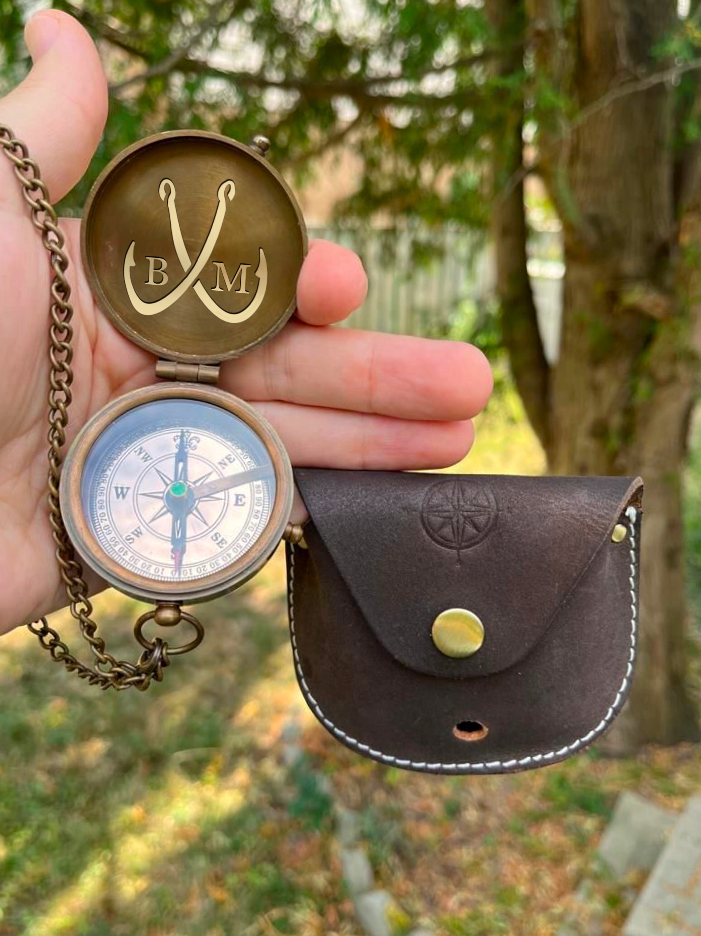 Personalized Brass Compass for First Communion, Custom Compass for ...