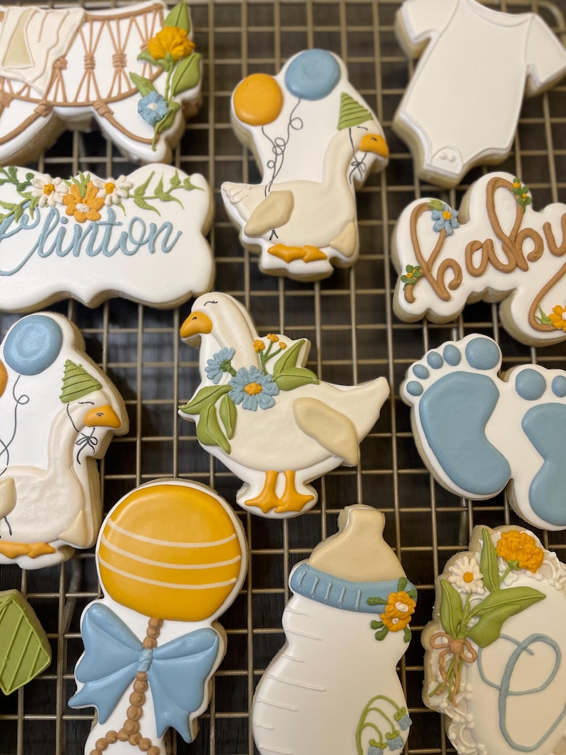 Custom Baby Shower Sugar Cookies - Etsy
