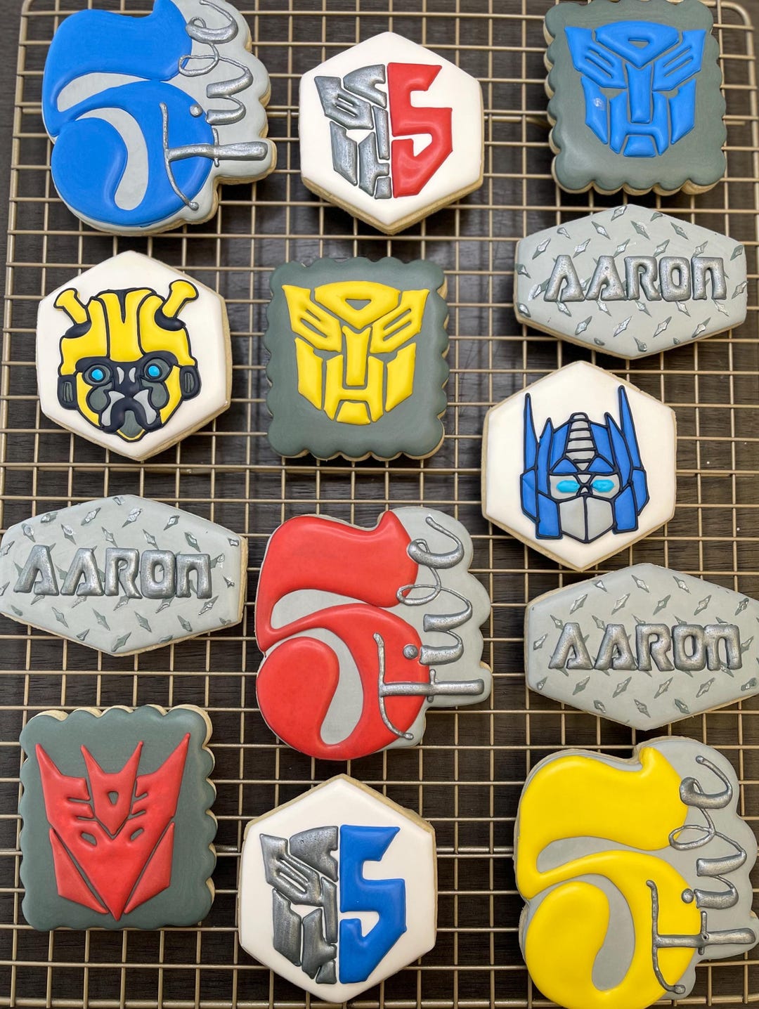 Transformers, Autobots, Decepticon Themed Sugar Cookies - Etsy