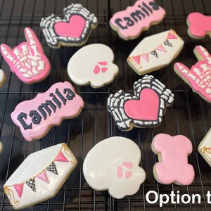 Bad TWO the Bone Themed Sugar Cookies - Etsy