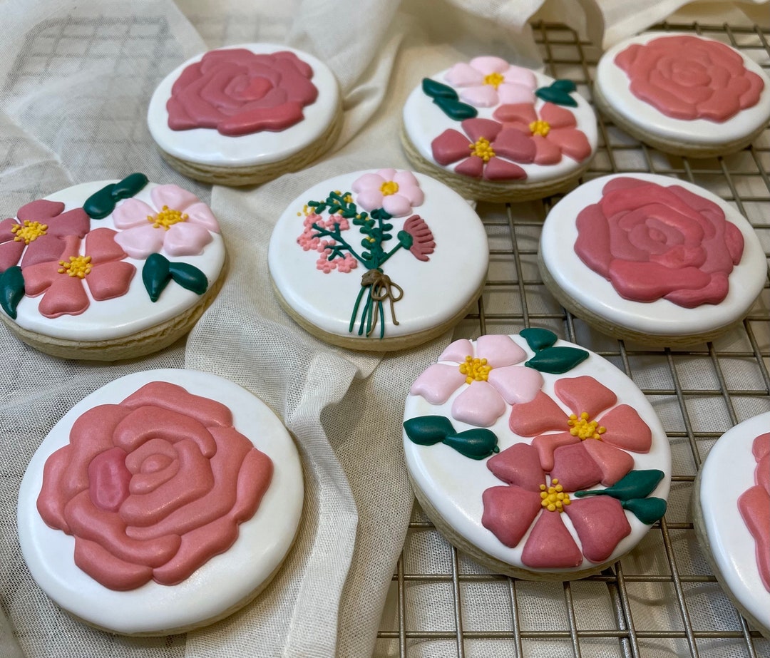 Love is in Bloom Bridal Shower Sugar Cookies - Etsy
