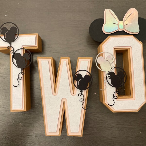 Minnie Mouse Word - Etsy
