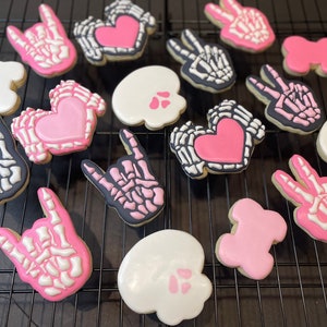 Bad TWO the Bone Themed Sugar Cookies - Etsy