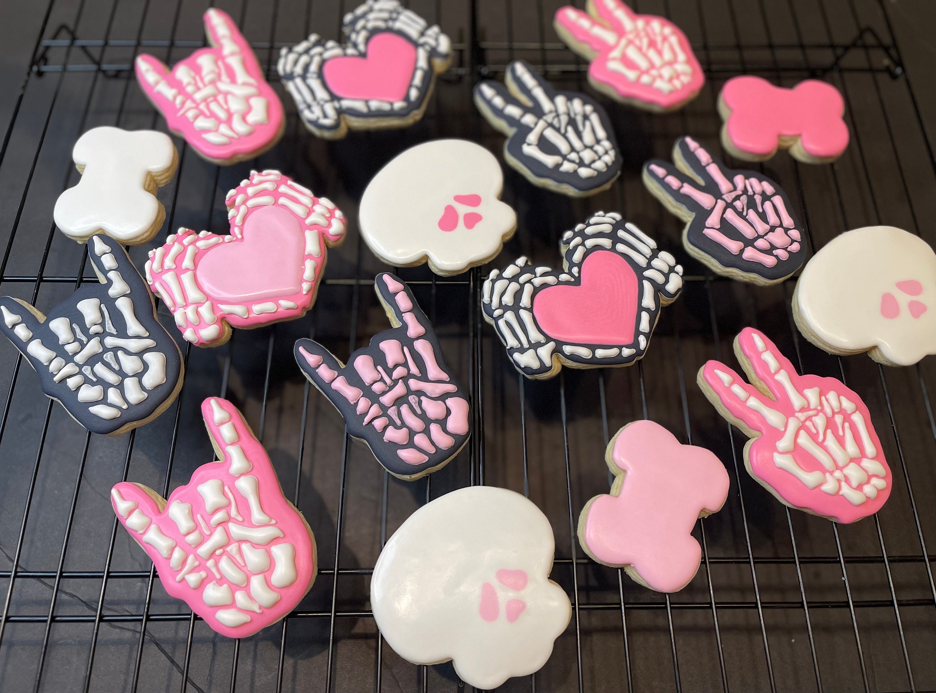 Bad TWO the Bone Themed Sugar Cookies - Etsy