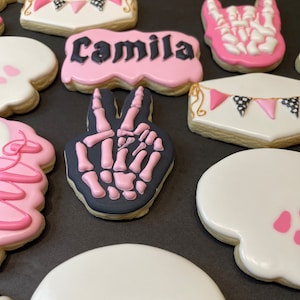 Bad TWO the Bone Themed Sugar Cookies - Etsy