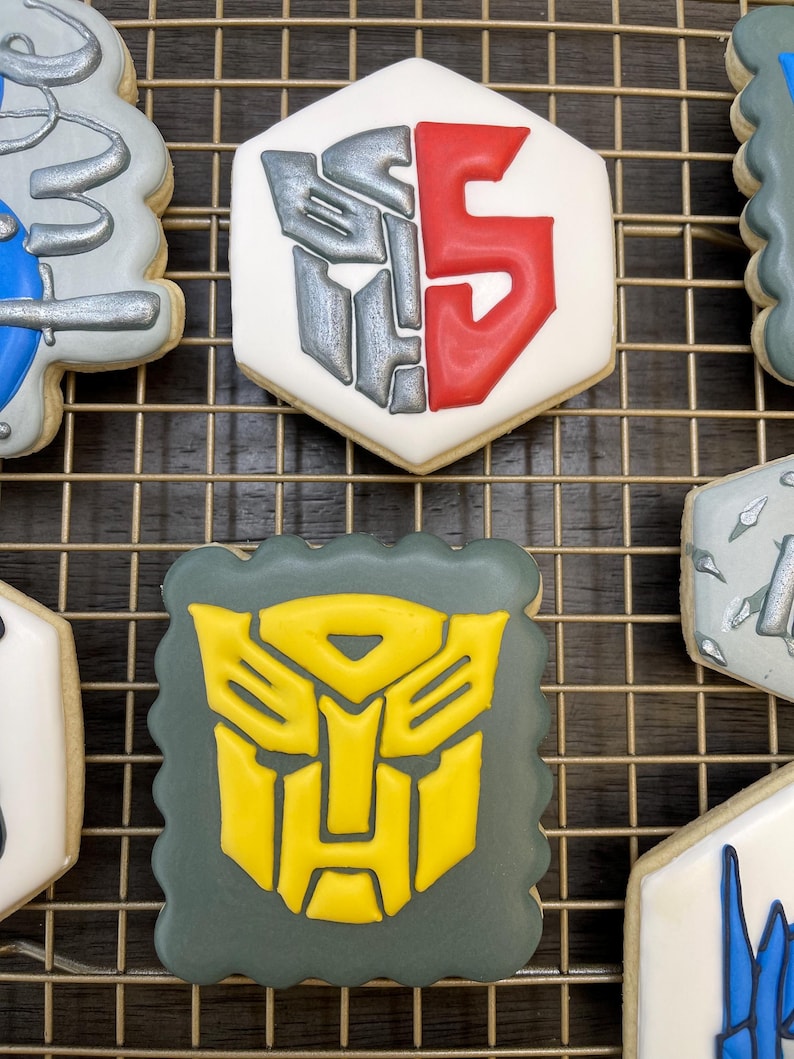 Transformers, Autobots, Decepticon Themed Sugar Cookies - Etsy
