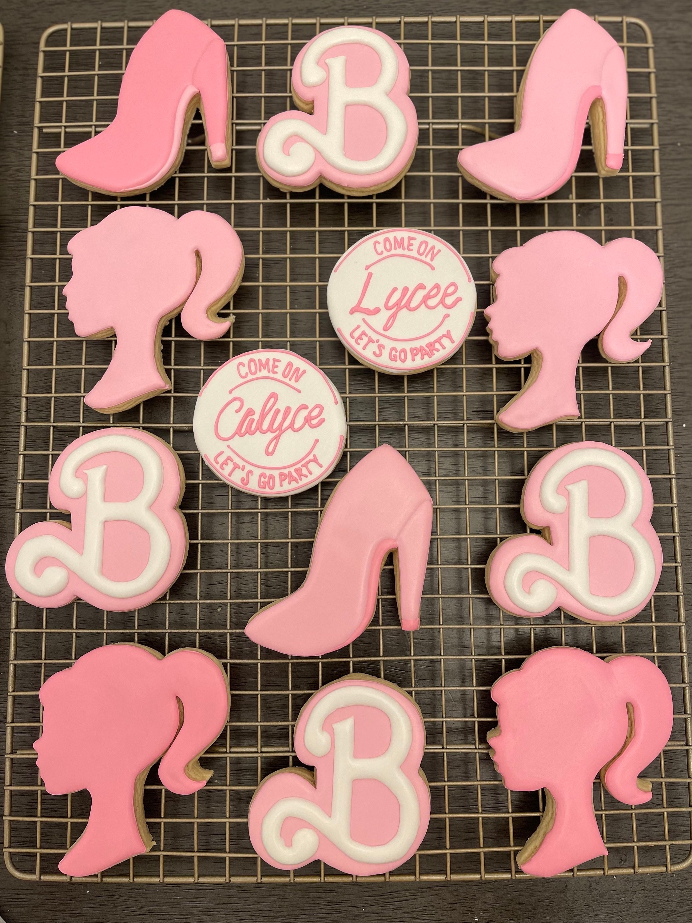 Barbie Themed Sugar Cookies for Birthday/bach/summer Party - Etsy