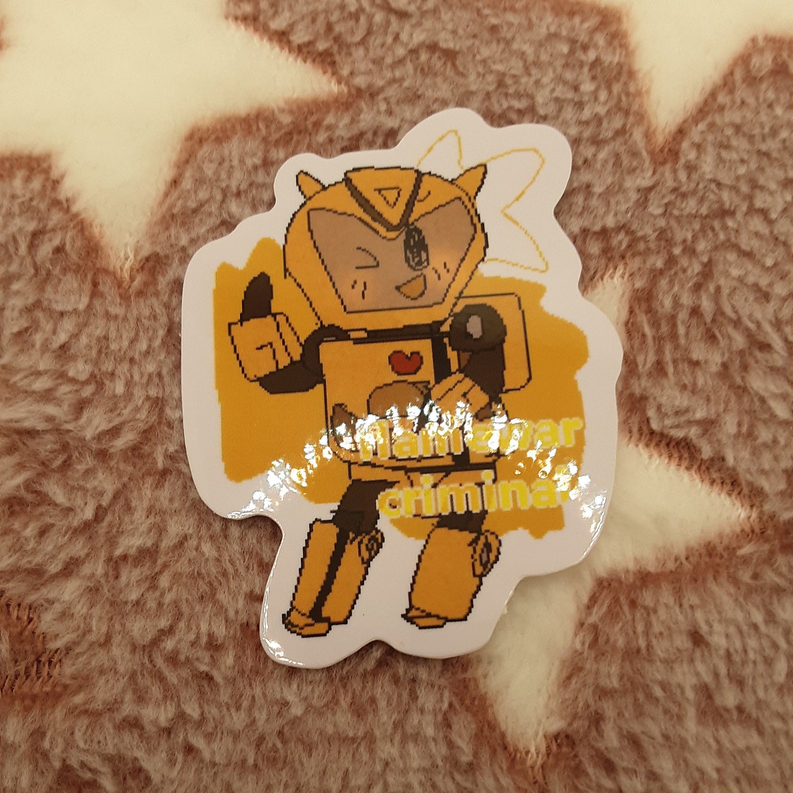 Transformers Animated Bumblebee Legacy United Design Chibi Sticker - Etsy