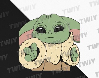 Grogu Pumpkin Emote for Twitch/discord/kick/youtube/tiktok Star Wars ...
