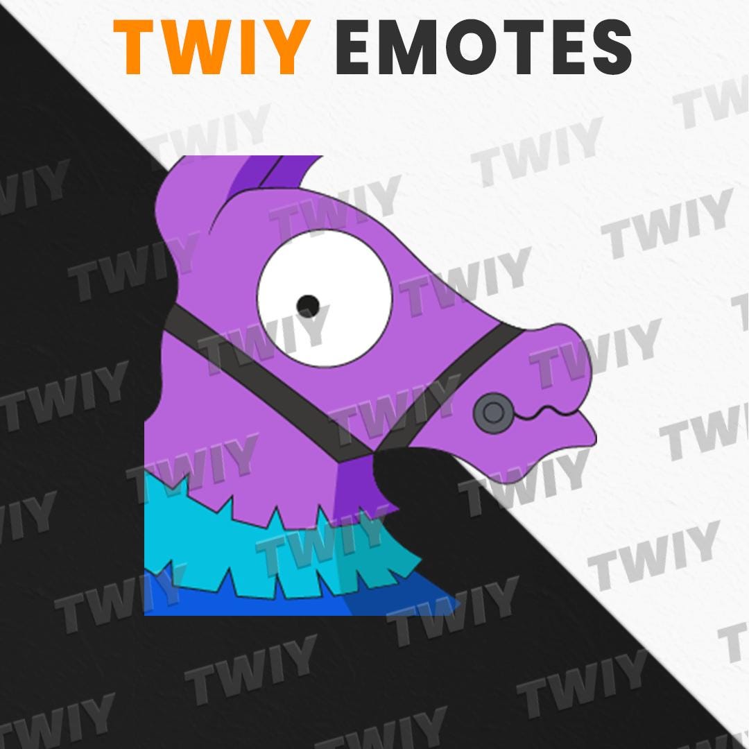 Llama WTF Battle Royale Twitch Emotes - Etsy