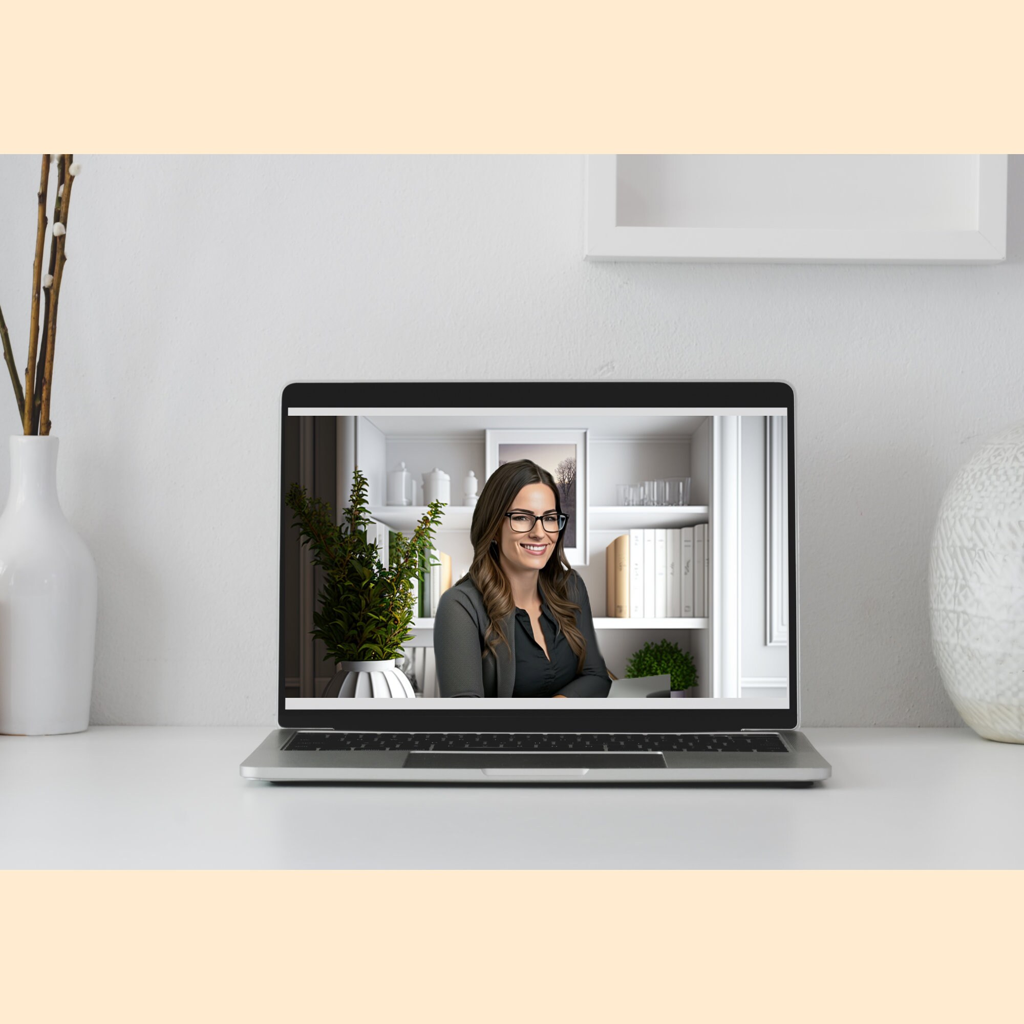 Virtual Background Home Office for Zoom, Teams, Webex, Streaming ...