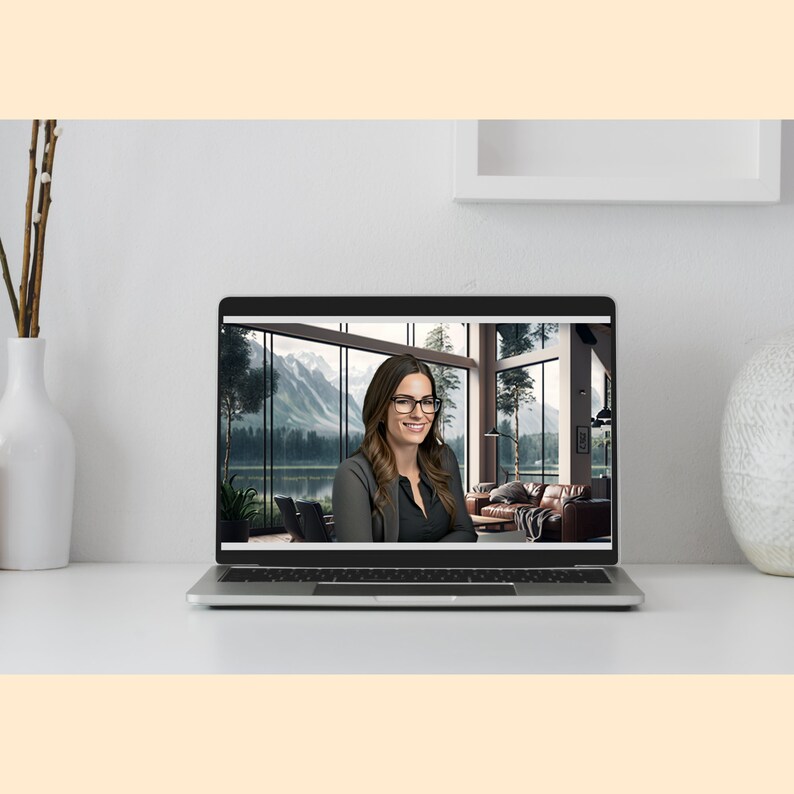 Virtual Background Home Office for Zoom, Teams, Webex, Streaming ...