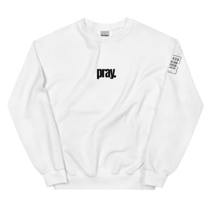 Pray OG Logo Crew Sweatshirt - Etsy