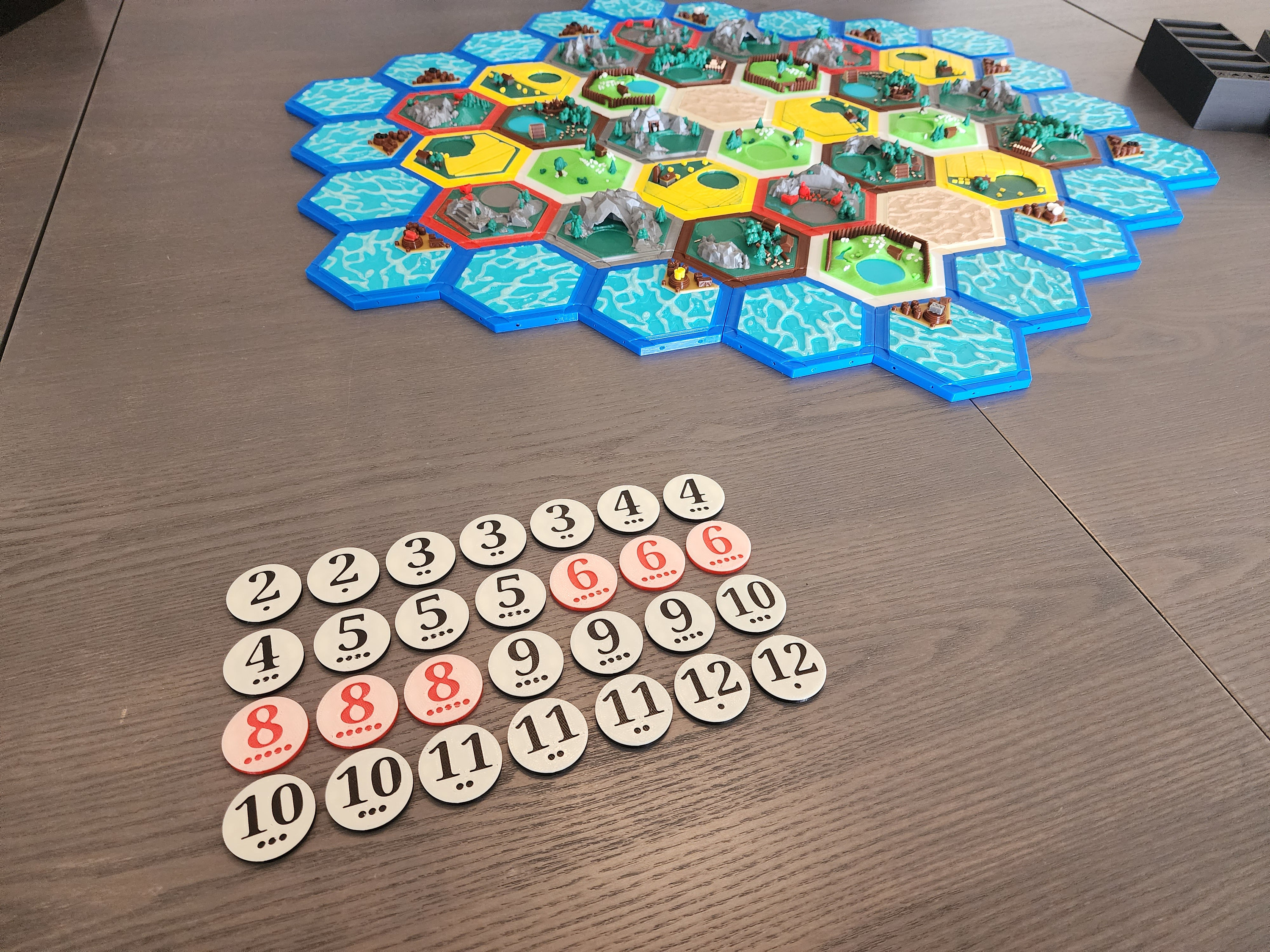 Magnetic 3D Printed Settlers Gameboard Sea Boat Farer - Etsy