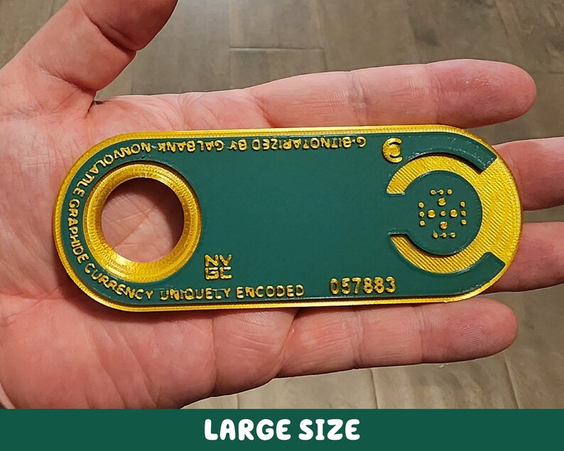 Large Game-sized Starfield Credit Stick & Display Creds - Etsy Australia