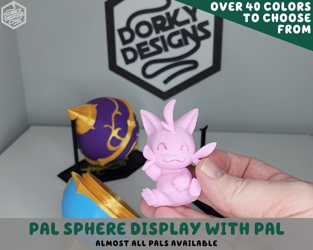 Pal Sphere Display With Pal | Full Size Palworld World Palsphere ...