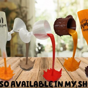 Floating Spilling Wine Glass | Magic Wine Bottle Tasting Bar Party ...
