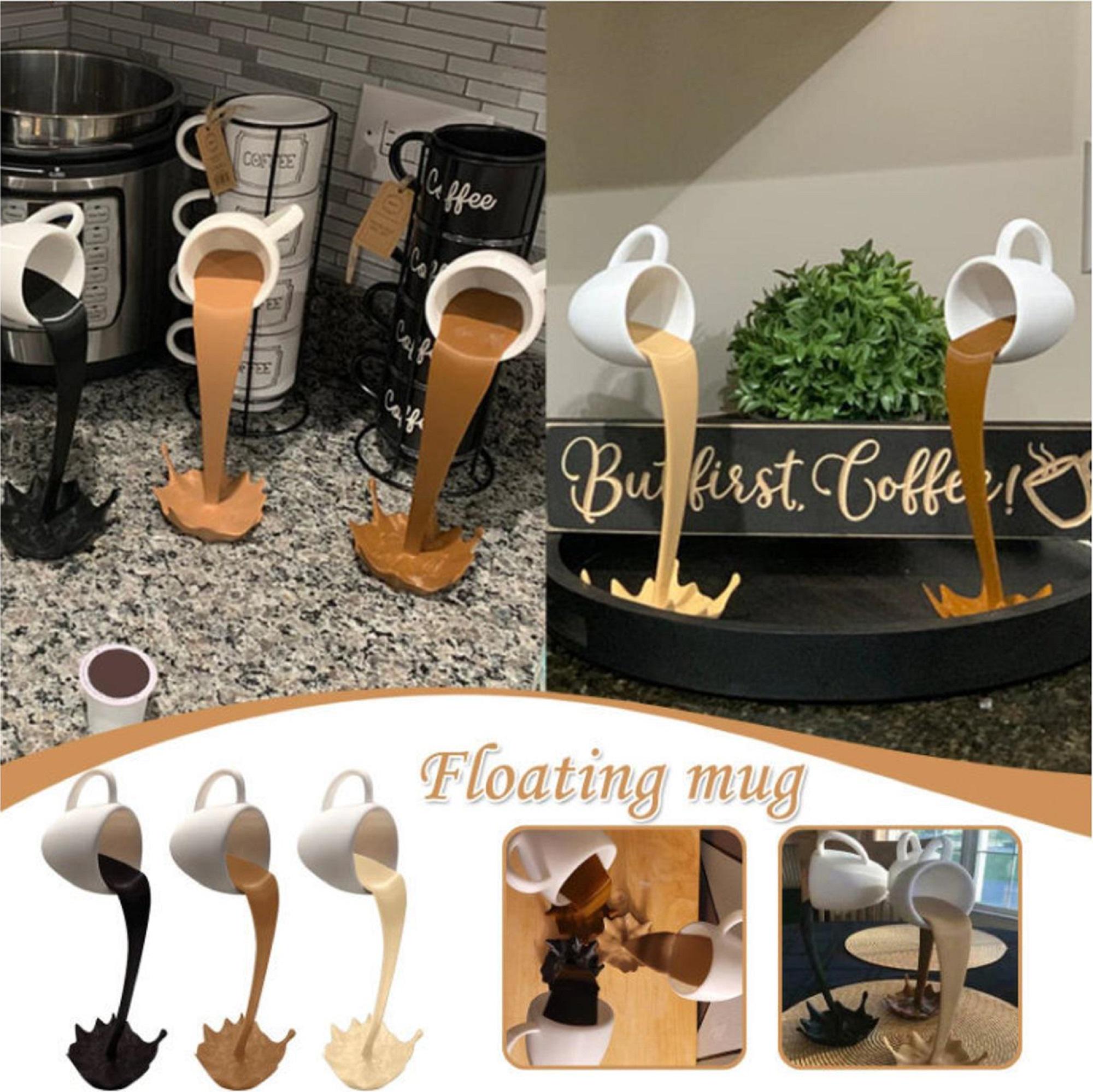 Magic Floating Spilling Coffee Cup | Digital STL OBJ Not A Physical ...