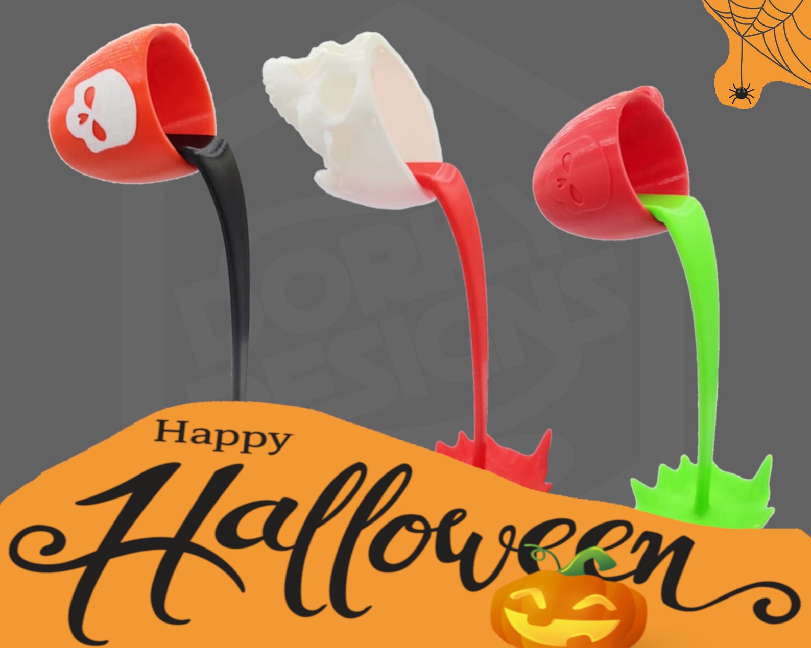 Magic Floating Spilling Halloween Skull Cup Decorations Decor Indoor ...
