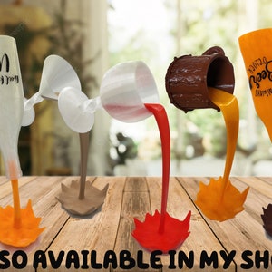 Magic Floating Spilling Halloween Skull Cup Decorations Decor Indoor ...