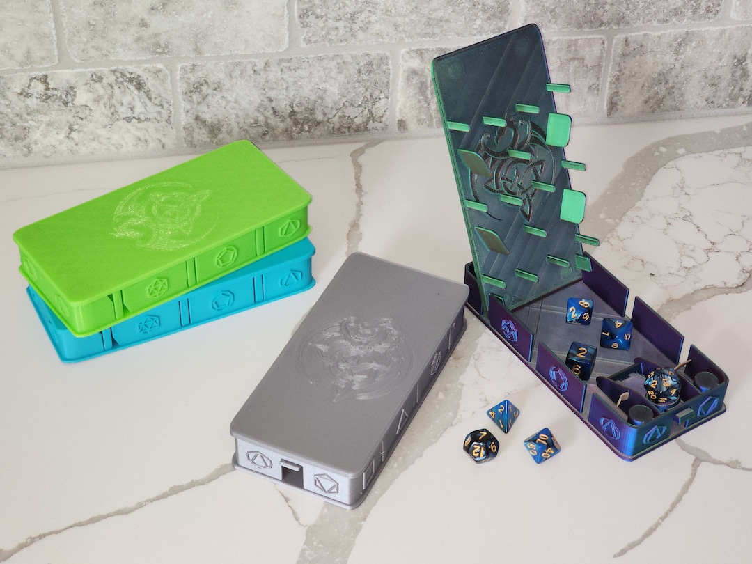 Pachinko Dice Tower With Catapult | Holds 3 Sets of Dice | Collapsible ...