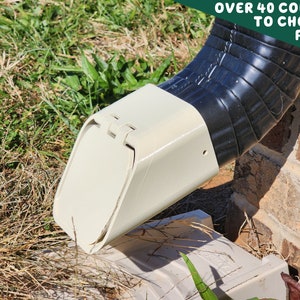 Gutter Downspout Diverter Door Pest Barrier Freshen Your Curb Appeal ...
