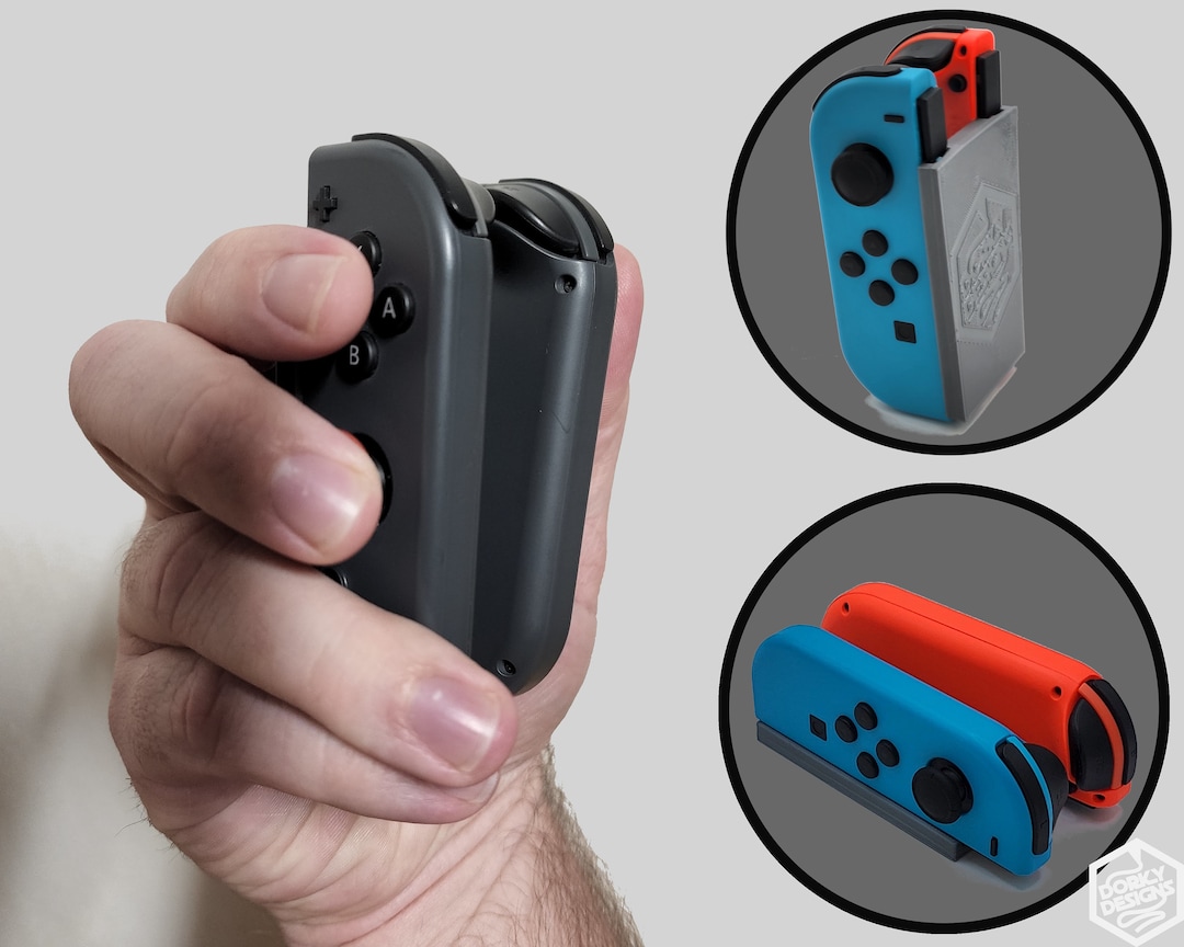 Digital STL One-handed Joycon Controller Grips Nintendo Switch Handicap ...