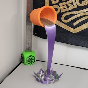 Magic Floating Spilling Paint Bucket | Artist Art Studio Decor Gift ...