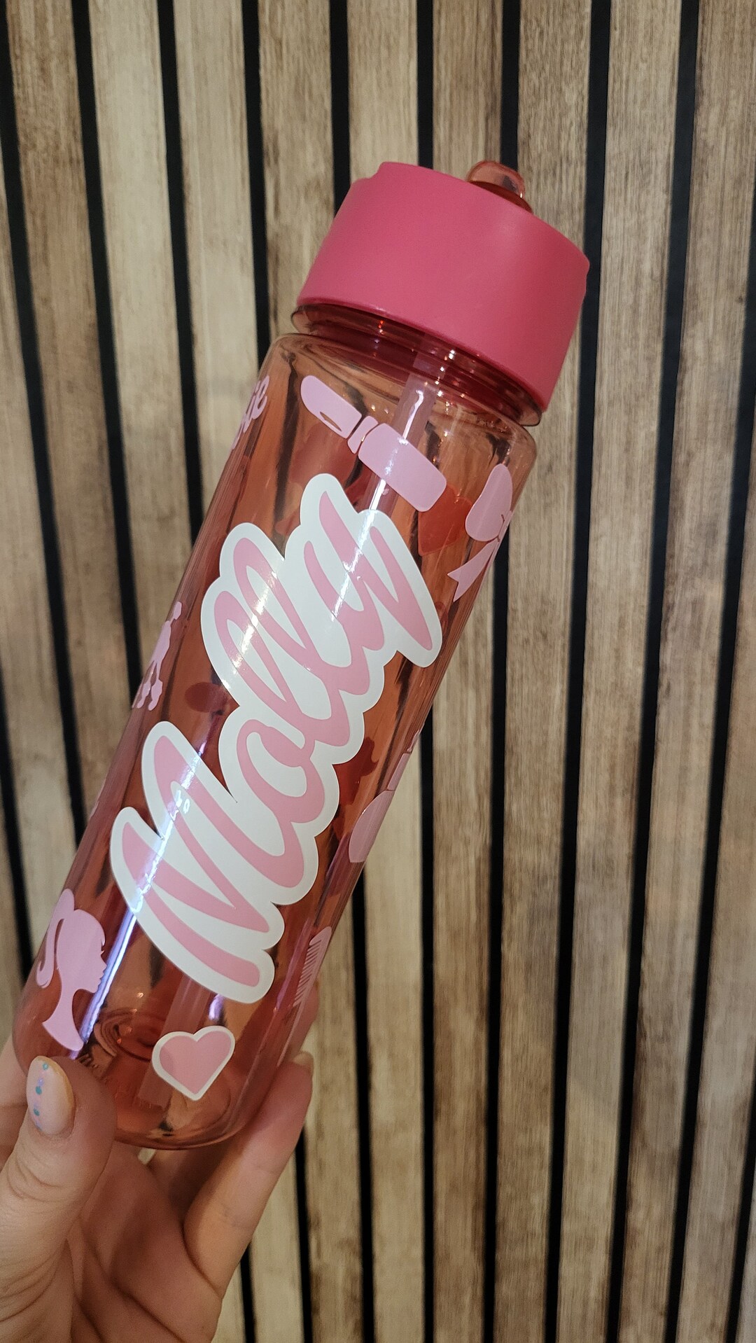 Barbie Themed Personalised Water Bottle 420ml Small - Etsy