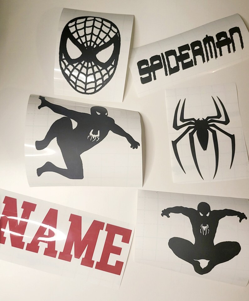 Spiderman Spidey Themed Personalised Balloon Vinyl Decal - Etsy
