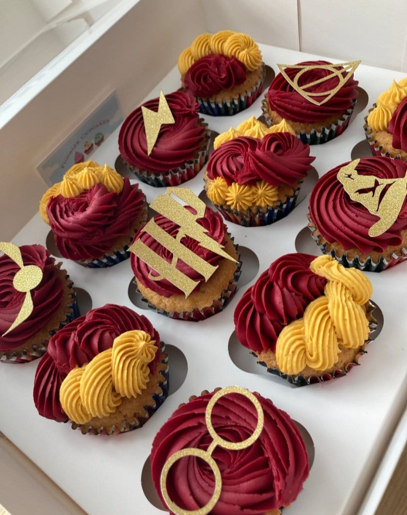 Harry Potter Themed Cupcake Toppers - Etsy UK